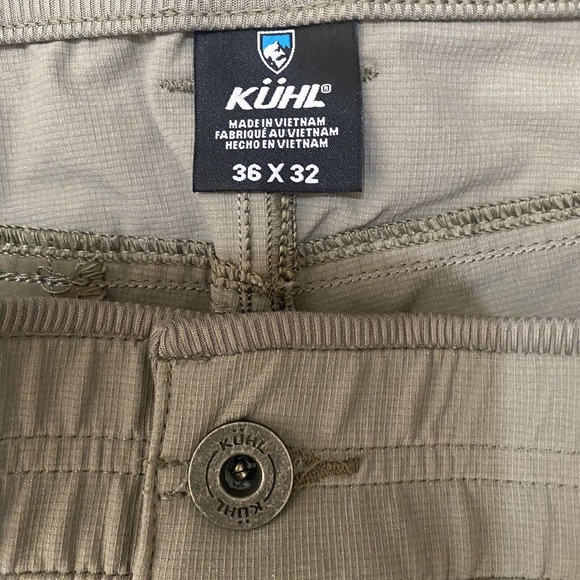Kuhl | Pants | Kuhl Deceptr Pants Men 36x3 Tan Nylon Hiking Utility Gorpcore Size Note | Poshmark